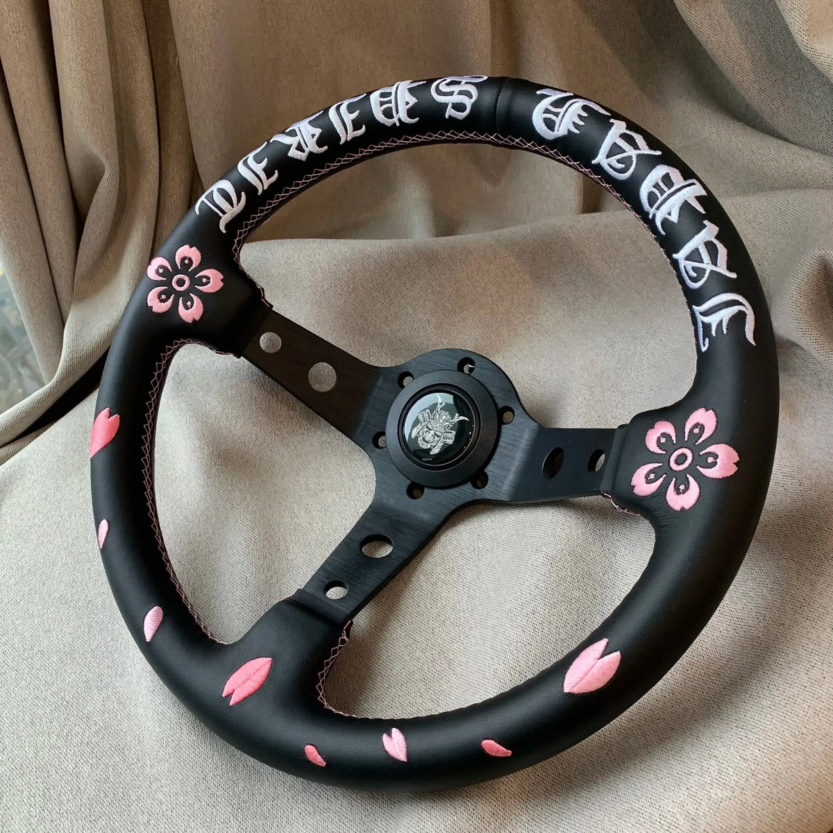 JDM Ghost Samurai Cherry Blossom Drift Steering Wheel – JDM Performance