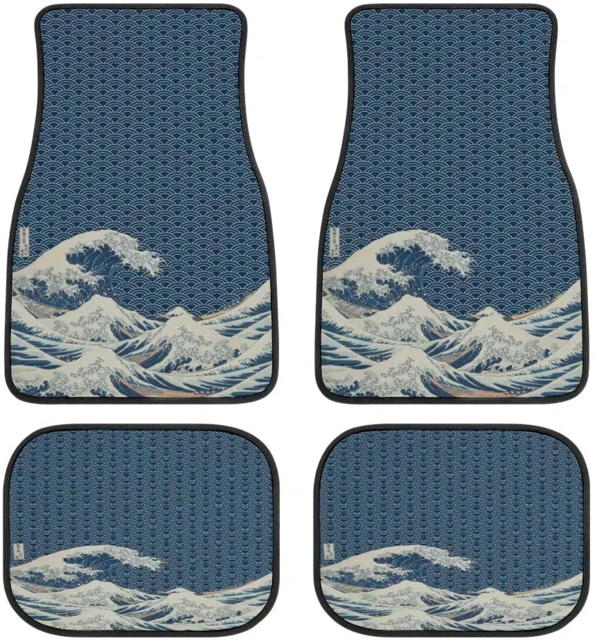 Ocean Wave Japanese Car Floor Mats – JDM Performance