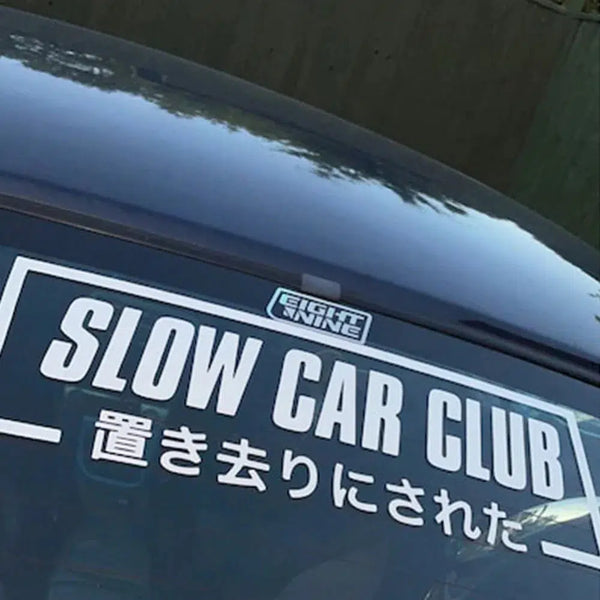 Slow Car Club Window Decal Sticker – JDM Performance