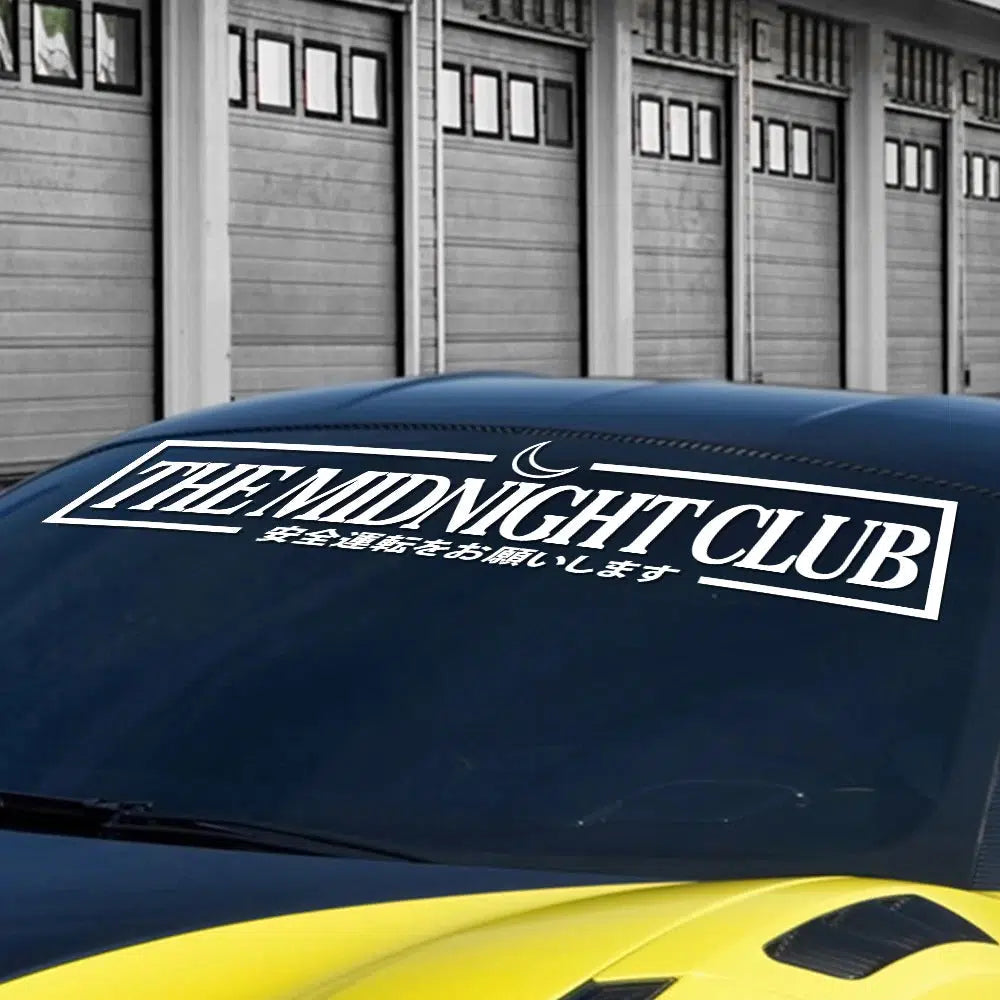 The Midnight Car Sticker Windshield Banner – JDM Performance
